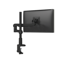 Evolve Series Single Fixed Monitor Arm, Black - Fellowes®