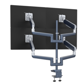 RisingEX4-FM™ Series Quad Monitor Arm, Azure - Fellowes®