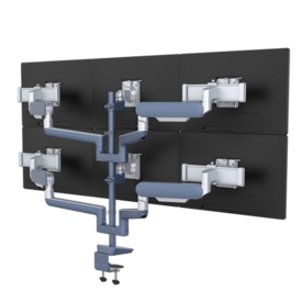 RisingEX6-FMS™ Series Six Monitor Arm, Azure - Fellowes®