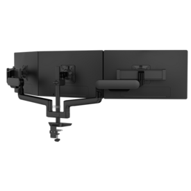 RisingEX3-FMS Series Triple Monitor Arm, 2-Tone Black - Fellowes®