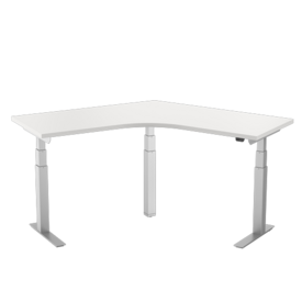 Trada Series, 3-Leg, HAT Base, 48" - 72" x 24", Digital Keypad (Silver) - Fellowes®